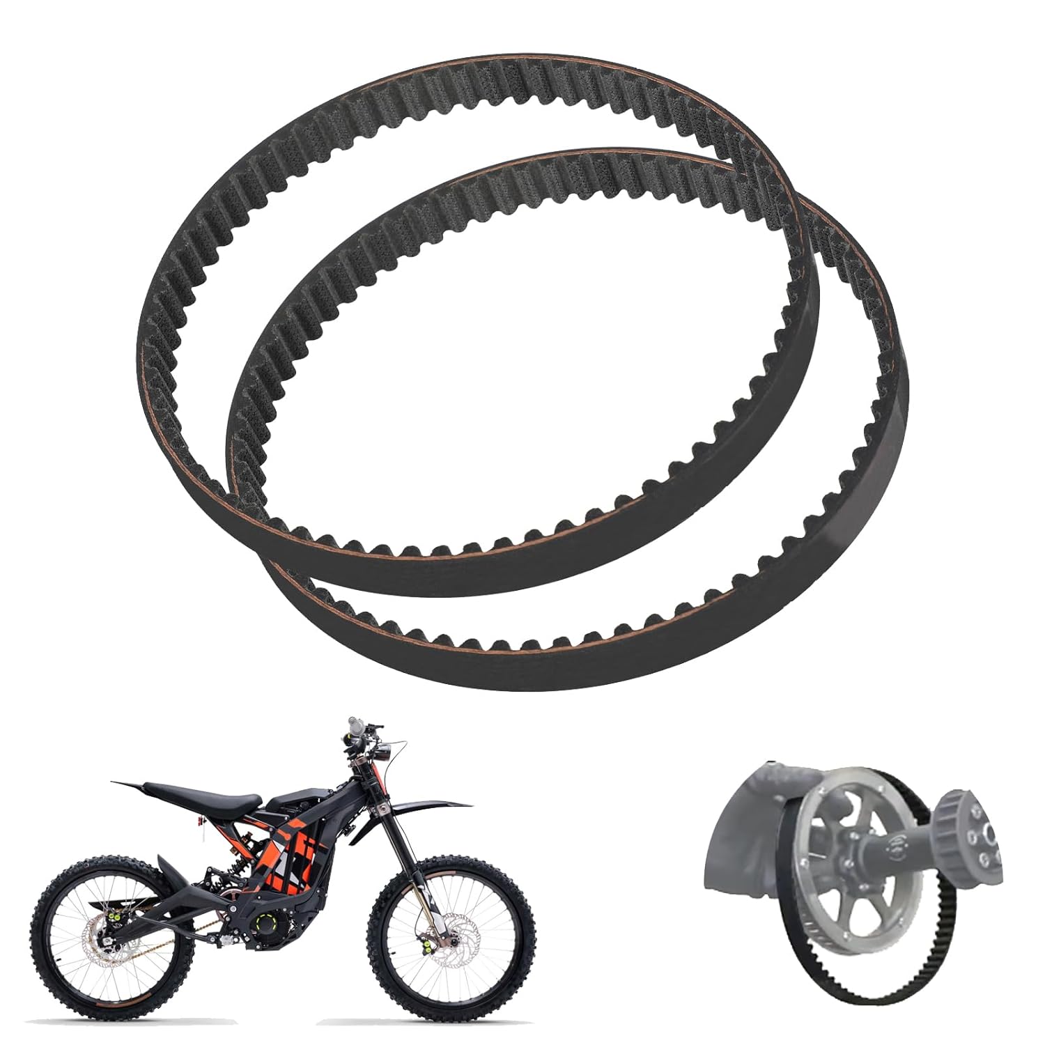 Amazon.com: JFG RACING Primary Drive Belt for Surron Light Bee,2Pcs ...