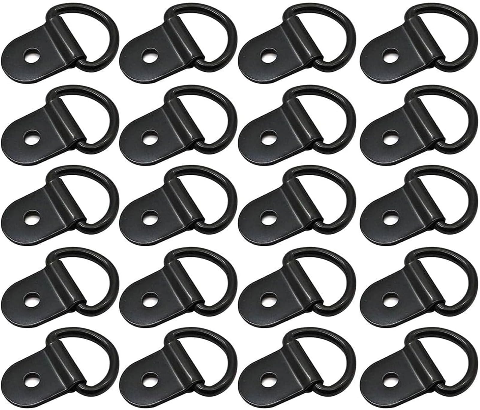 Amazon.com: DasMarine D-Ring Tie Downs, 1/4" D-Rings Anchor Lashing ...