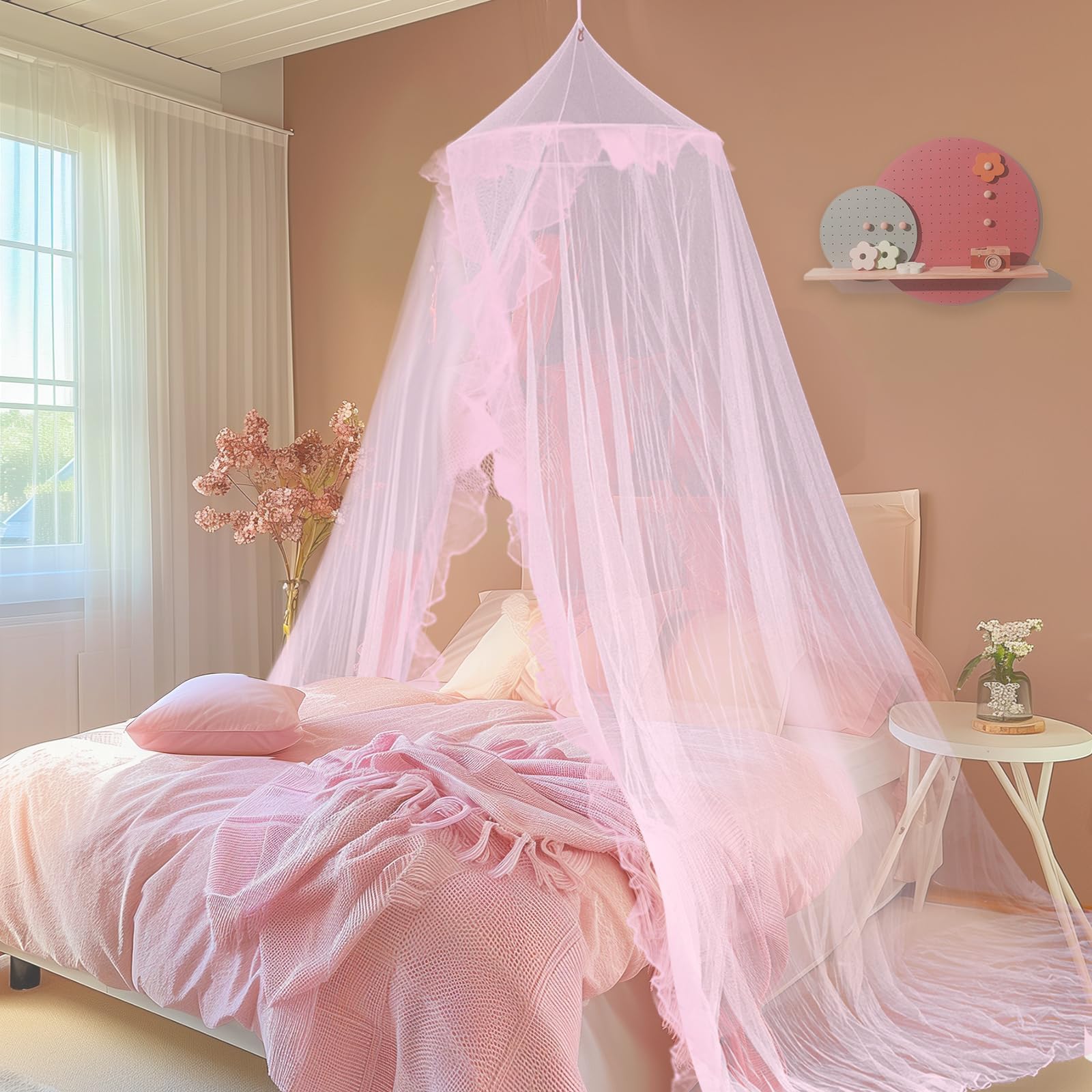Amazon.com: Daksha Princess Bed Canopy for Girls Room, Top and Door ...