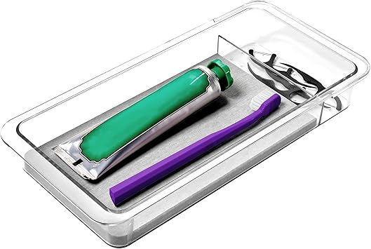 Amazon.com: madesmart Dental Tray Drawer Organizer with Drying Stone ...