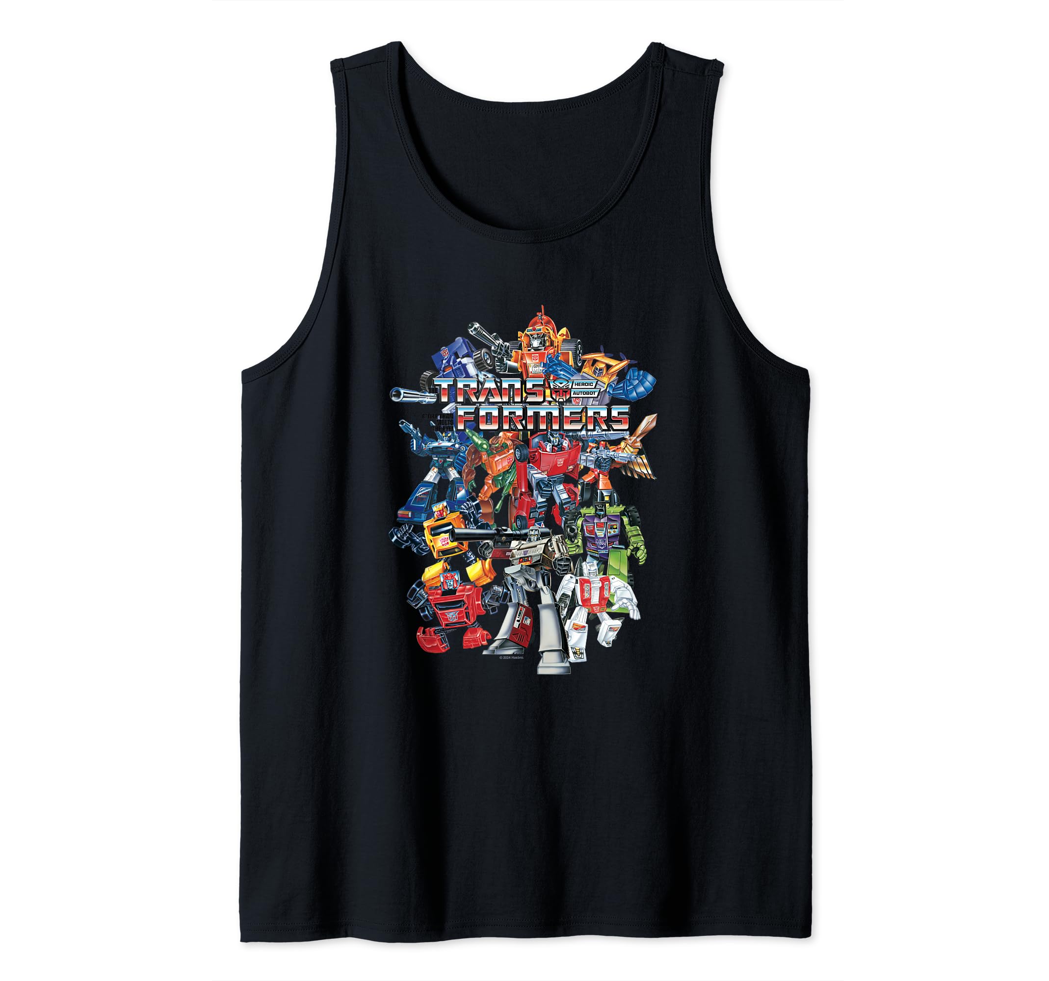 Amazon.com: Transformers Vintage Retro Color Group Autobots Poster Tank ...