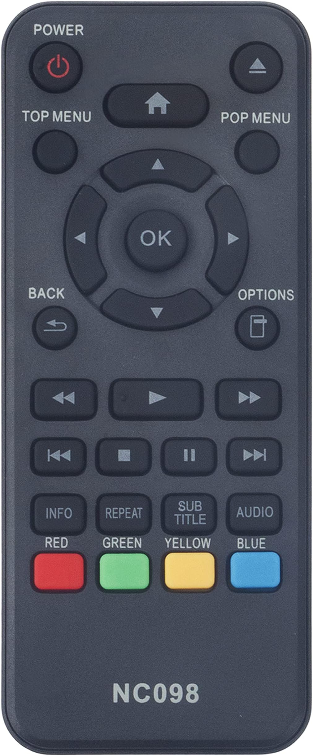 Amazon.com: Replace Remote Control Compatible with Philips Blu-ray Disc ...