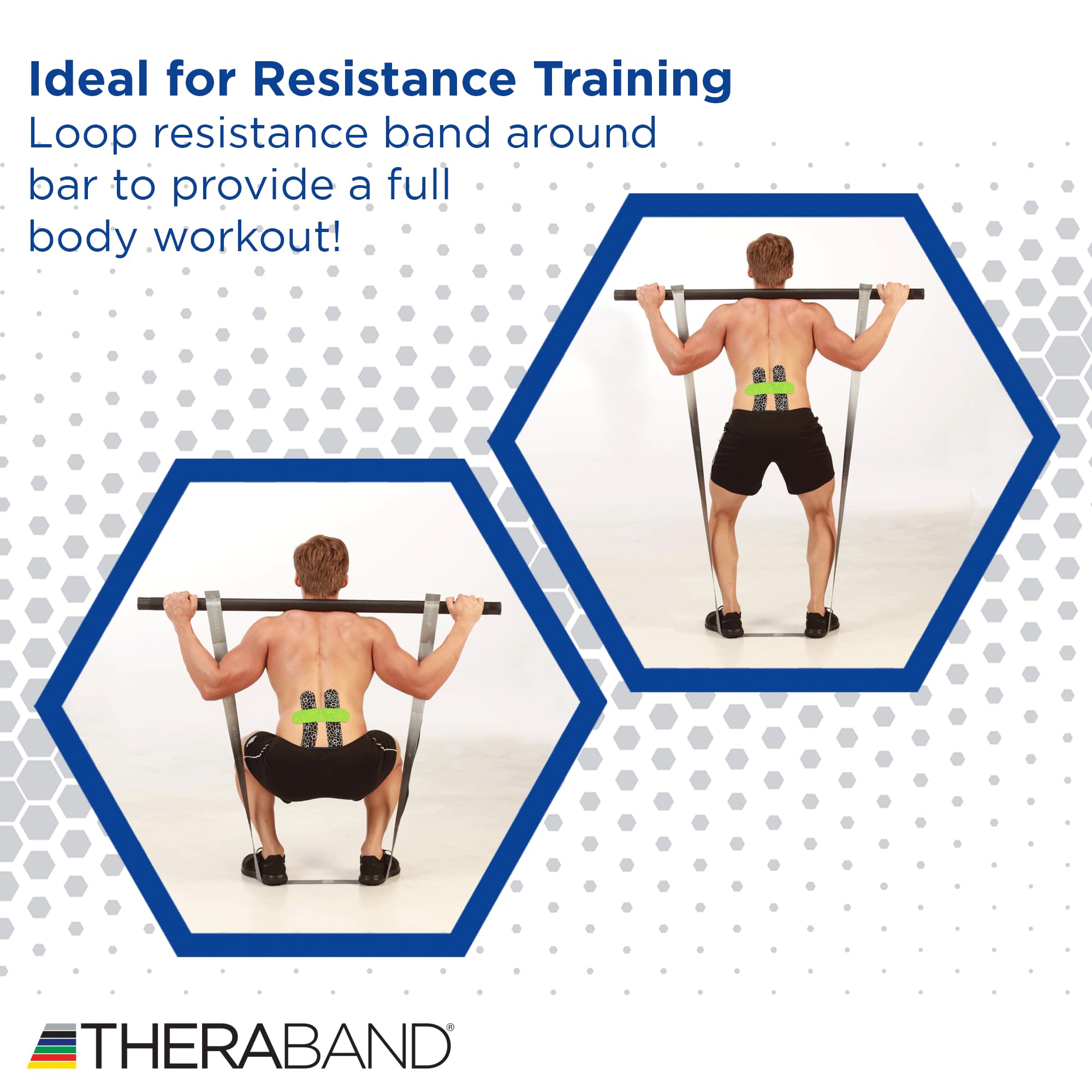 Snapklik.com : THERABAND Resistance Band Padded Bar, Attachment For ...