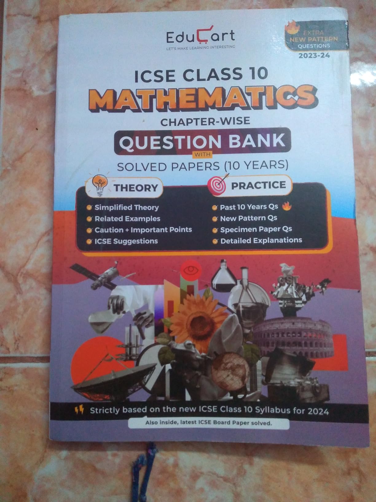 Educart ICSE Class 10 Question Bank 2024 Mathematics including Solved ...