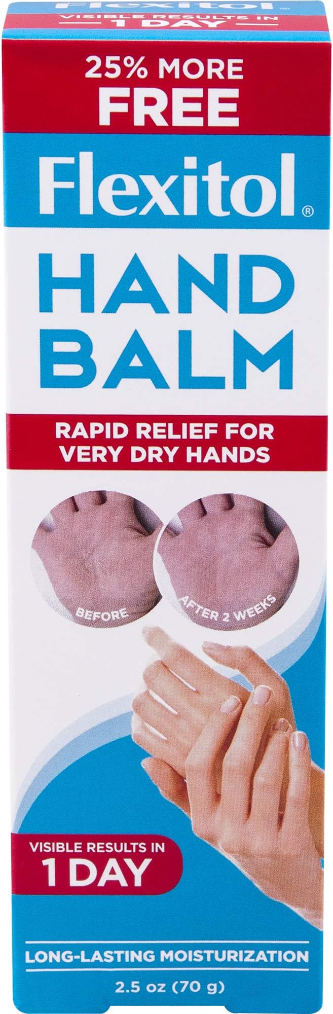 Amazon.com: Flexitol Hand Balm, 2.5 Ounce Tube (Pack of 2), Rich ...