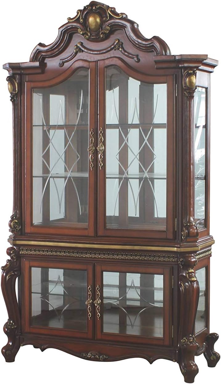 Amazon.com - Acme Dresden 4-Door Hutch and Buffet with 4 Drawers in ...