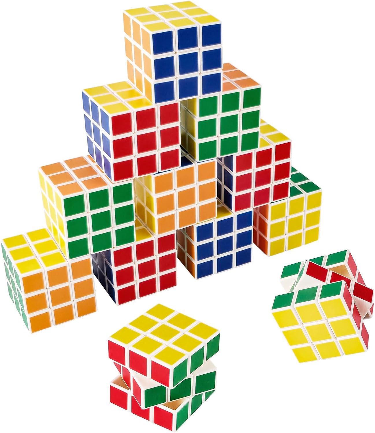 Party Puzzle Toy 12 Pack Mini Cubes Set Party Bag Fillers for Kids ...