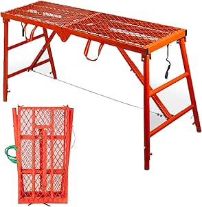 Amazon.com: Portable Fold Work Platform,Heavy Duty Iron Portable ...