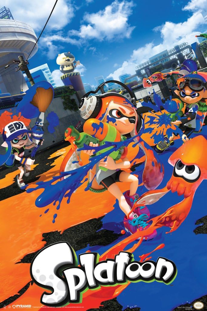 Amazon.com: Pyramid America Splatoon Ink Or Be Inked World Squid Like ...