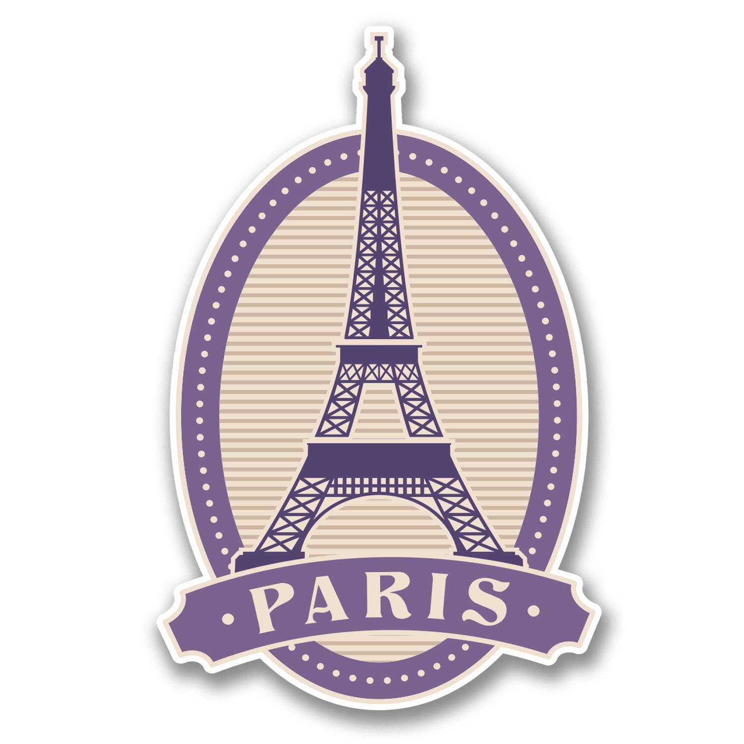 Paris Suitcase Sticker