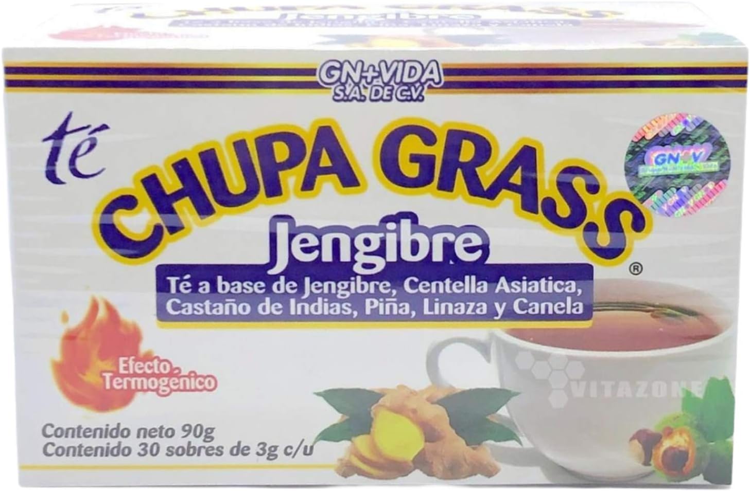 Amazon.com: New Improved Formula Tea CHUPA Grass - Tea Based Ginger ...