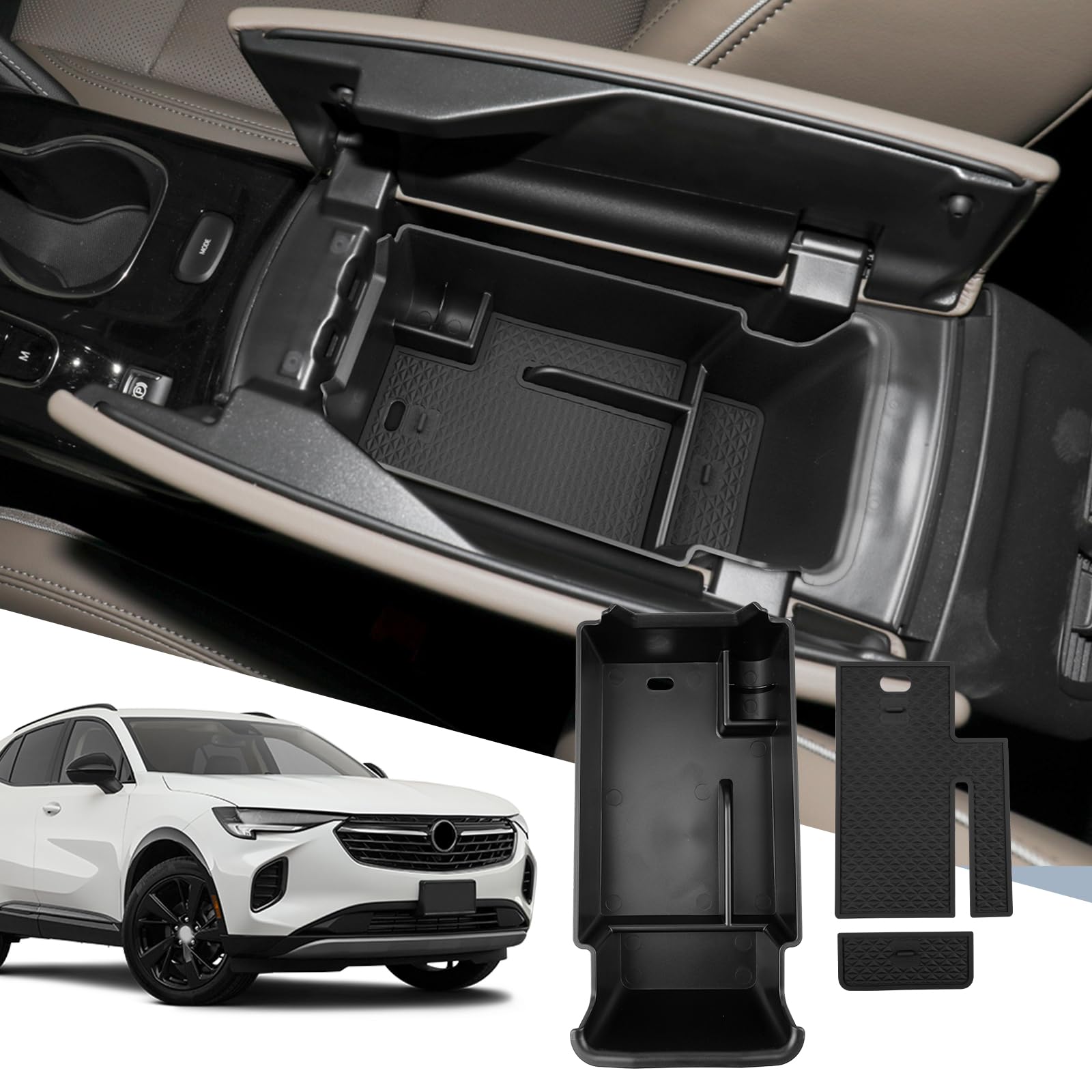 Snapklik.com : SXCY Fit For 2021-2023 Buick Envision Center Console ...