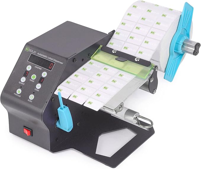 Amazon.com: U.S. Solid Automatic Label Dispenser for Rolls and Fanfold ...