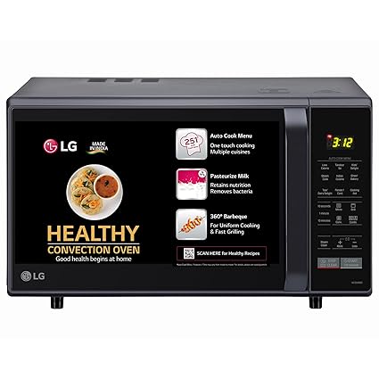 LG 28 L Convection Microwave Oven (MC2846BG, Black) : Amazon.in: Home ...
