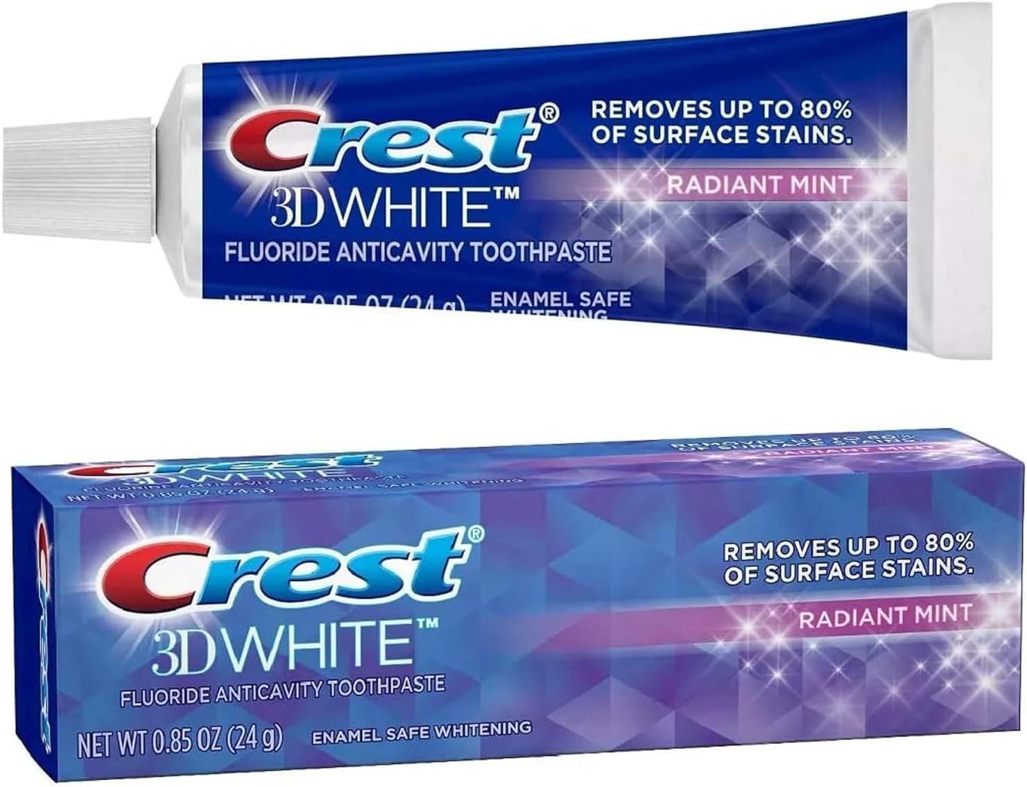 Amazon.com : Crest 3D White Vivid Fluoride Anticavity Toothpaste ...