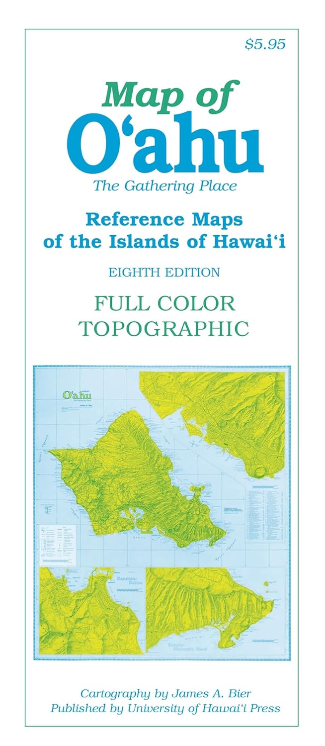 Map of O‘ahu: The Gathering Place (Reference Maps of the Islands of ...