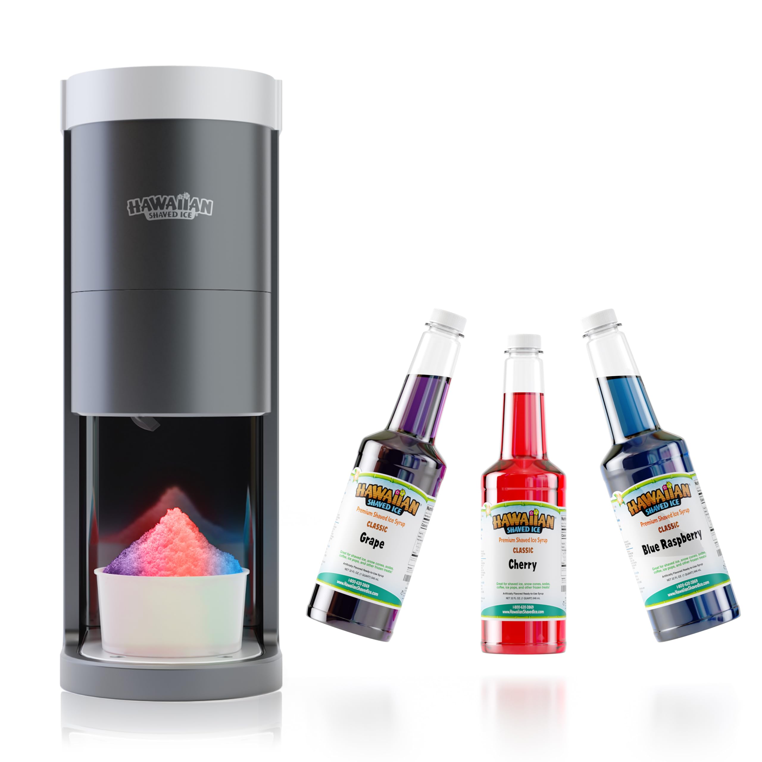 Amazon.com: Hawaiian Shaved Ice Snow Cone and Shaved Ice Machine with ...