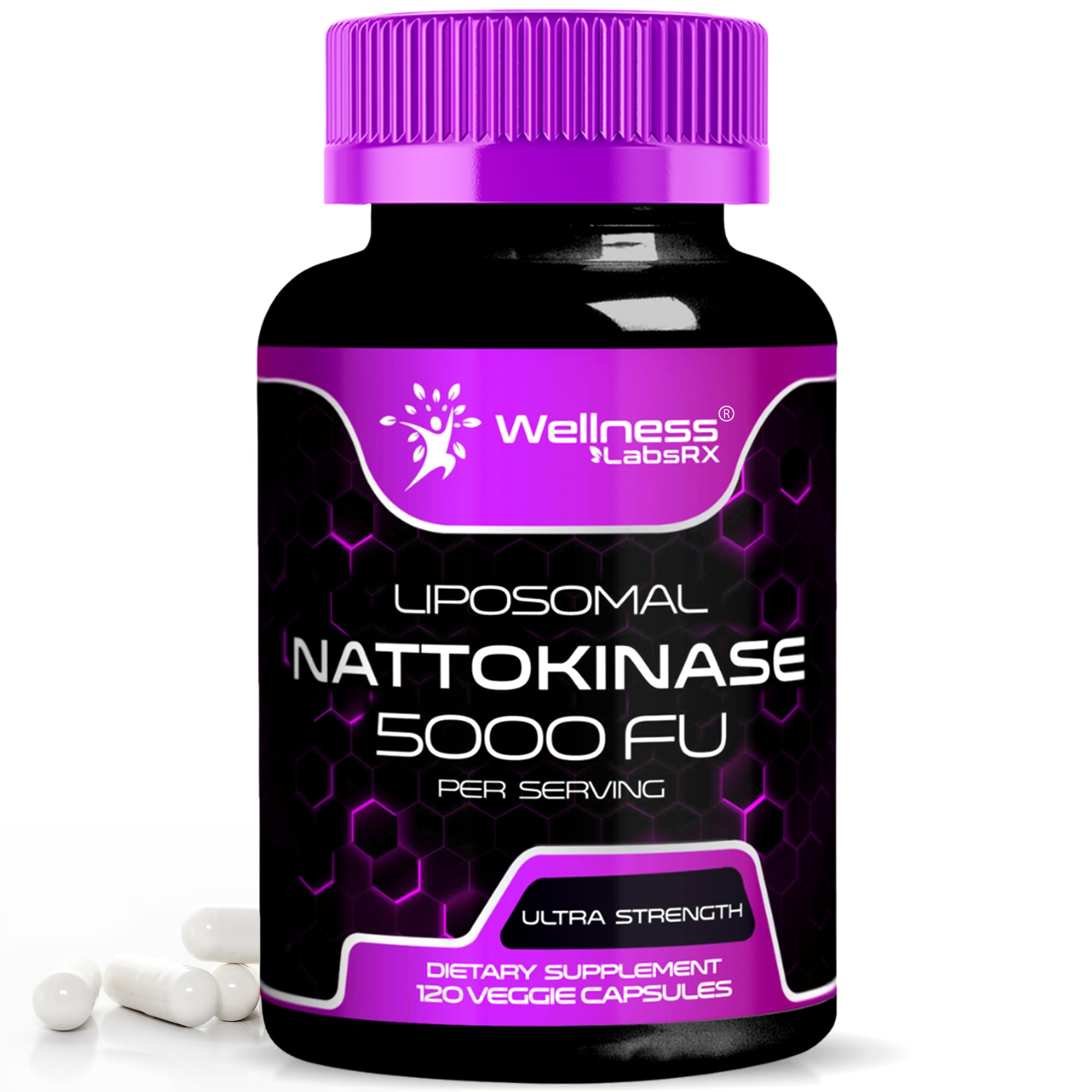 Amazon.com: Nattokinase Supplement Capsules - 5000 FU - Enzymes from ...