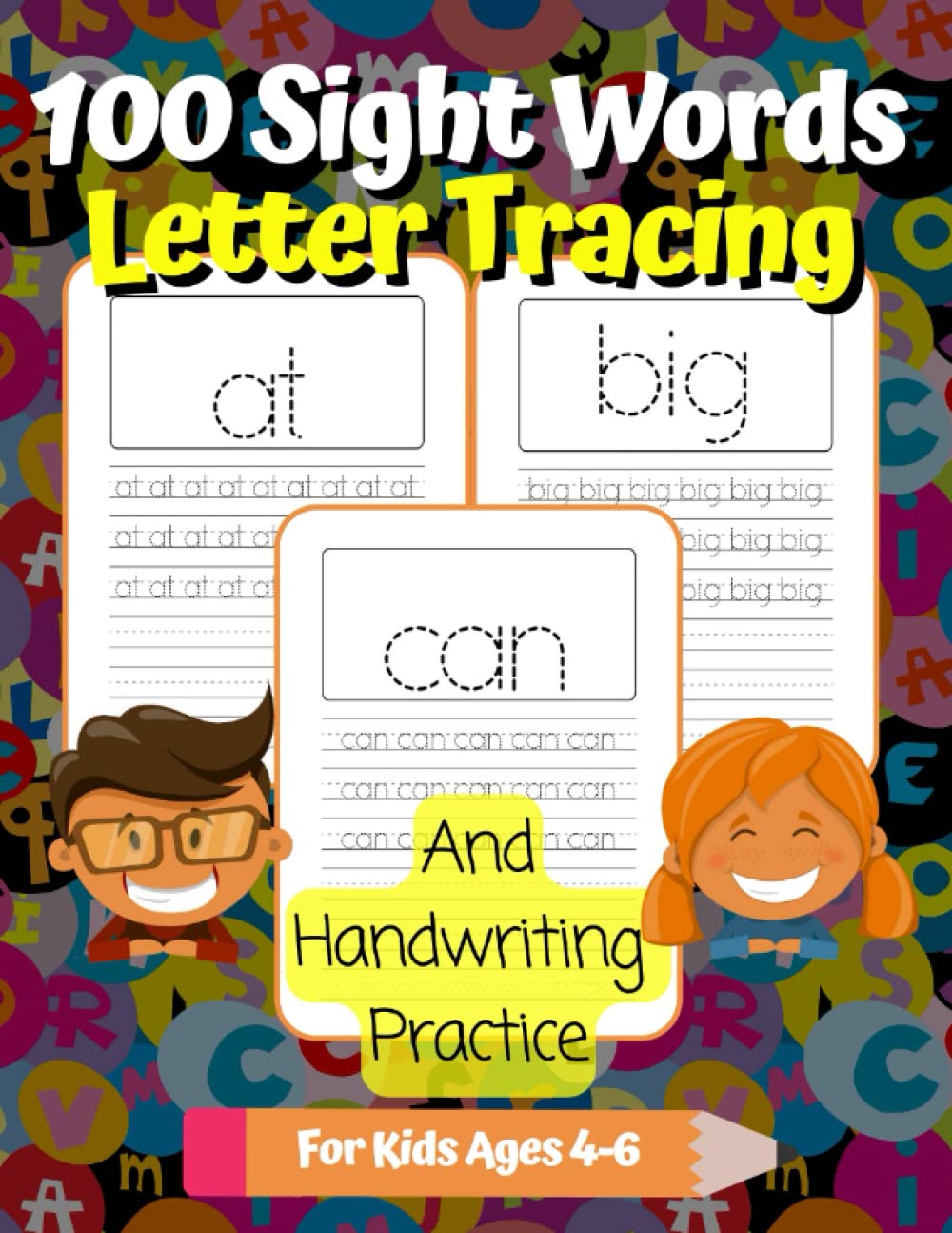 100 Sight Words Letter Tracing And Handwriting Practice For Kids Ages 4 ...
