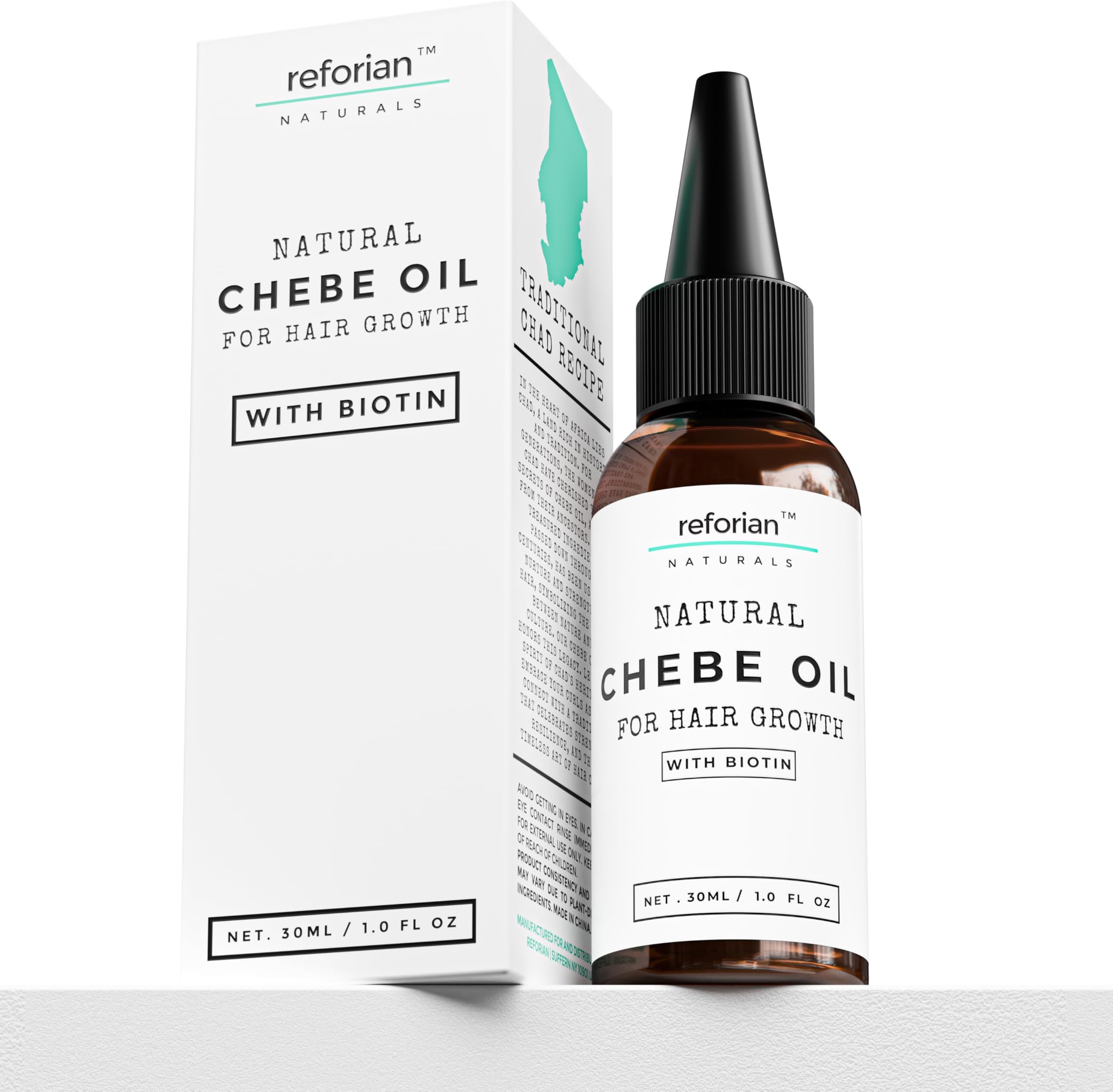 Amazon.com: Chebe Oil for Hair Growth with Biotin With African Chebe ...