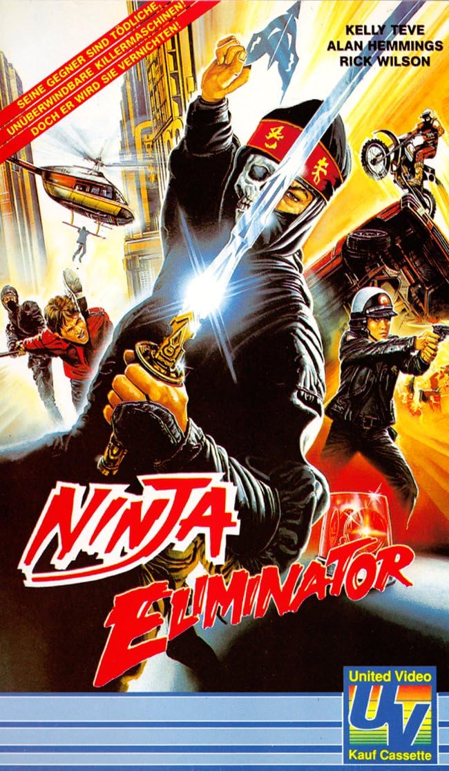 Ninja Eliminator [VHS] : Kelly Steve, Alan Hemmings, Rick Wilson, Tim ...