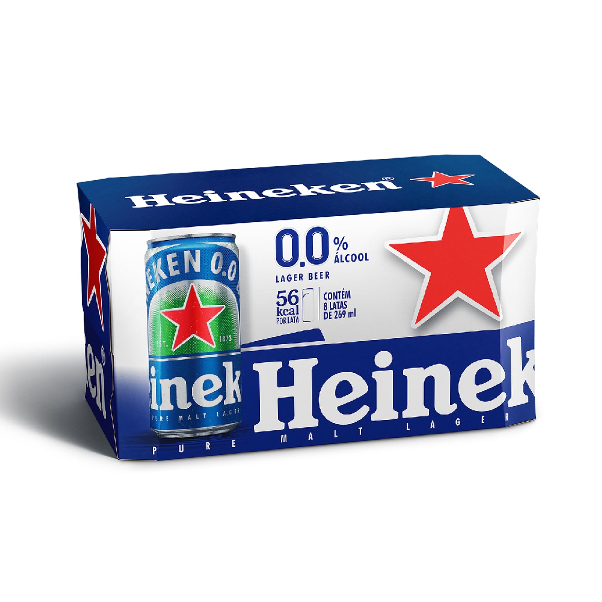 Cerveja Heineken Zero Lata 269ml Pack com 8 Unidades | Amazon.com.br