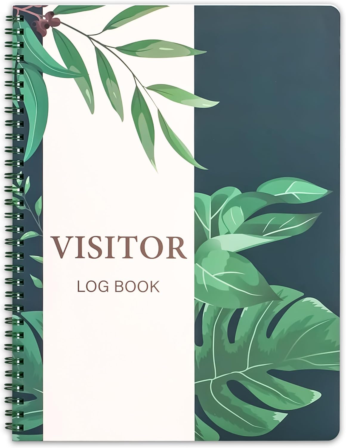 Amazon.com : INKNOTE Visitor Log Book Spiral Visitors Register Book ...