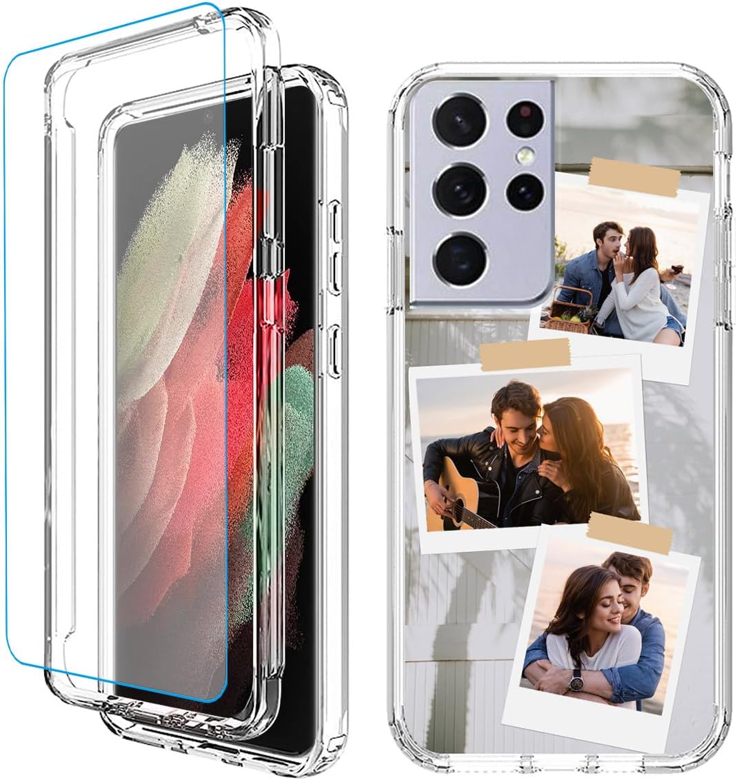 Amazon.com: Personalized Multiple Photos Phone Case for Samsung Galaxy ...