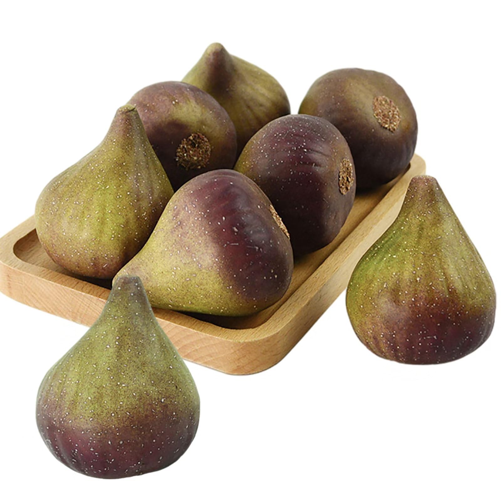 Amazon.com: Emivery 8Pcs Artificial Fruits Fake Figs, Realistic ...