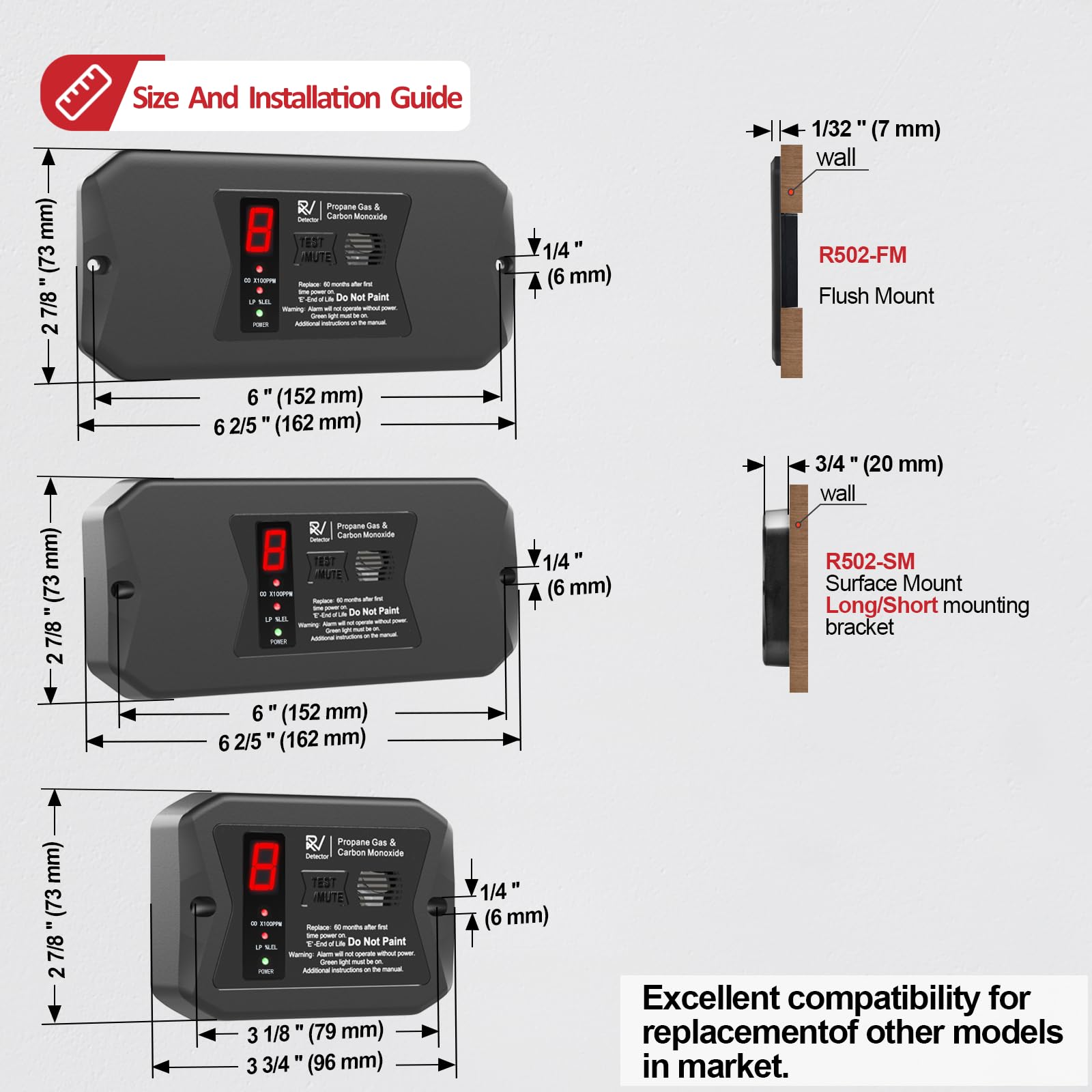 Snapklik.com : RV Dual LP/CO Alarm, RV Carbon Monoxide & Propane ...