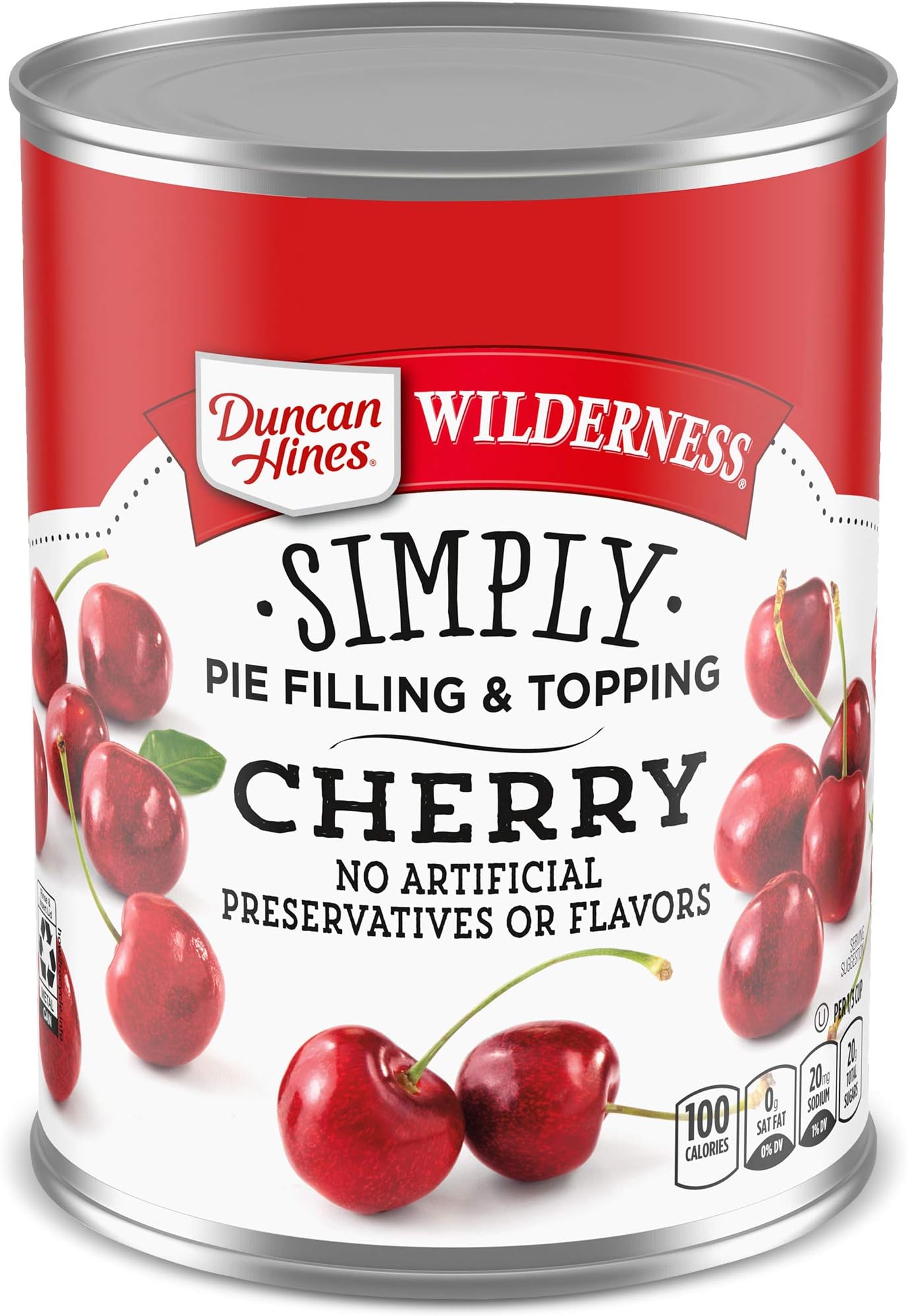 Amazon.com : Lucky Leaf Lite Cherry (No Sugar Added) Pie Filling (Pack ...