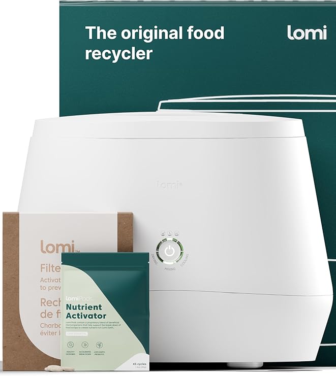 Amazon.com : Lomi 1 – 3L, Electric Composter (45 Cycles), World’s First ...