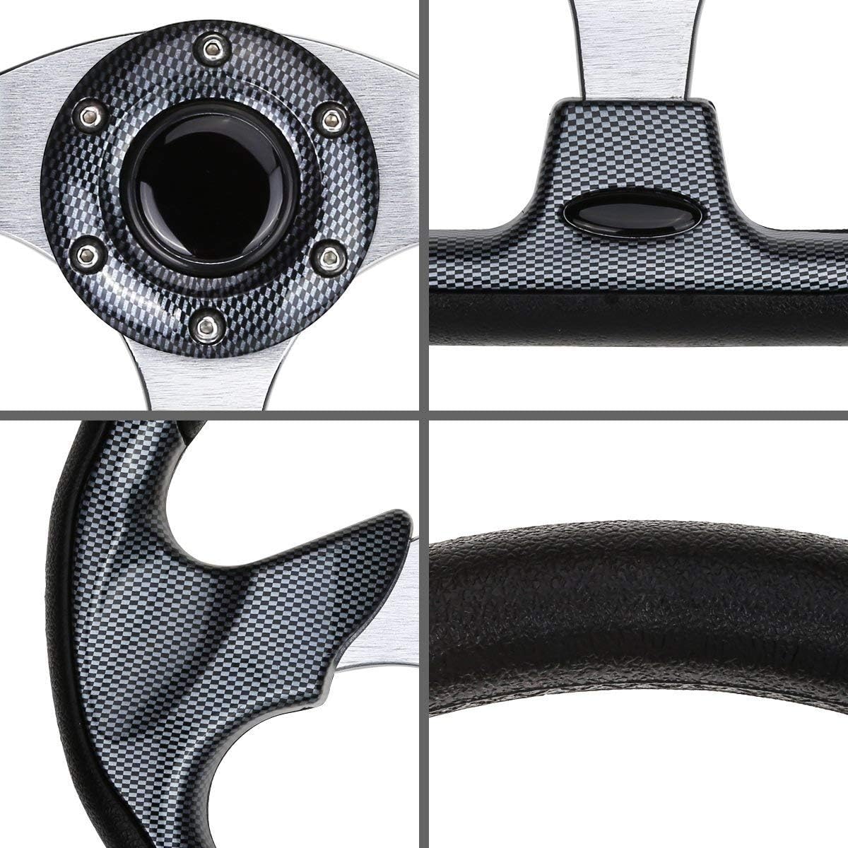 Moza Racing Volante Negro/cromado Gussi Italia® Modelo 13 Para Todos ...