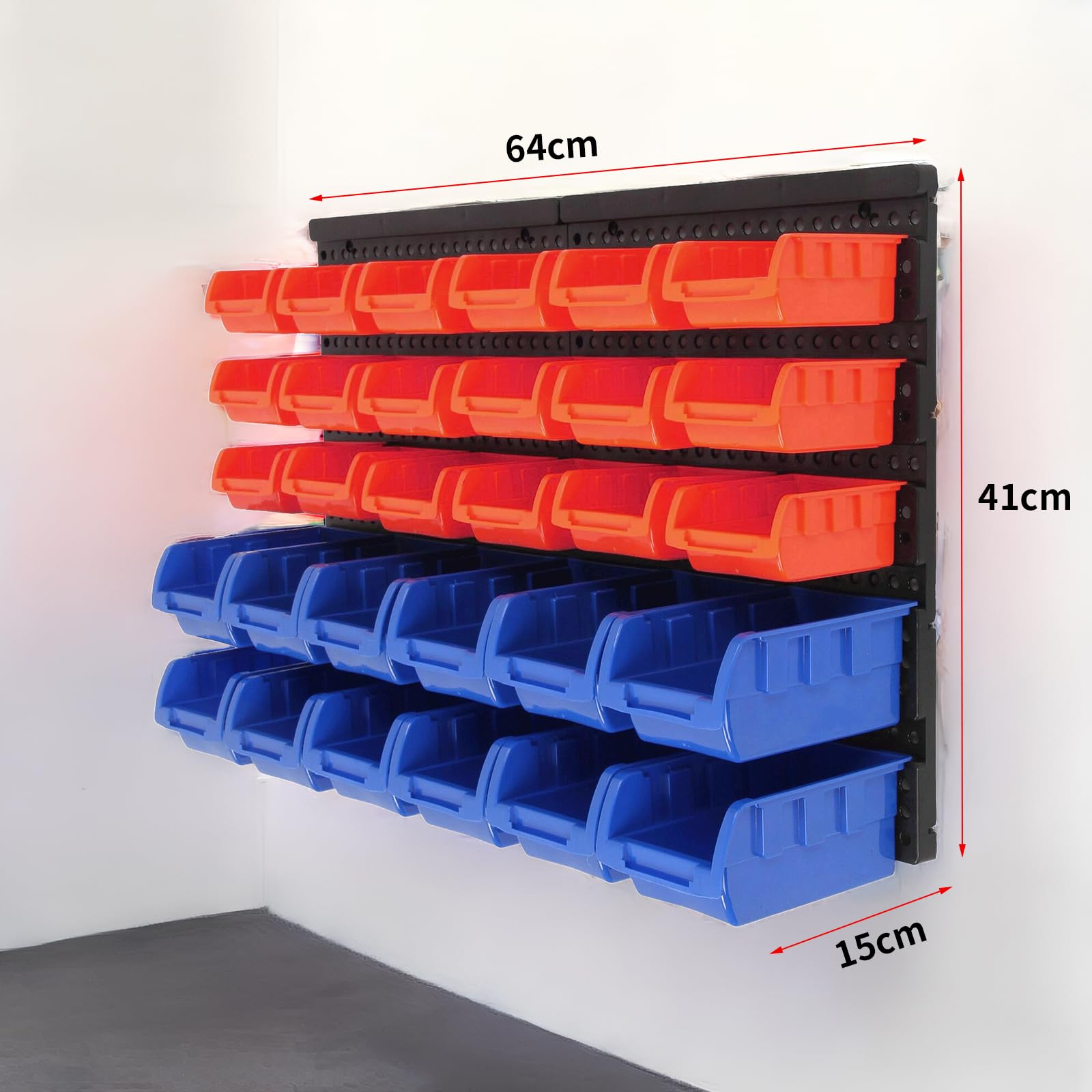 Wall Mounted Plastic Storage Bins Small Wall Mounted Hanging Hang And