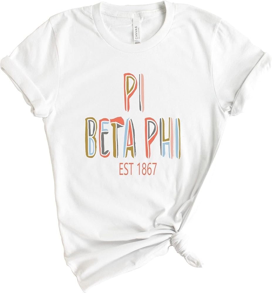 Pi Beta Phi Letter Shirts