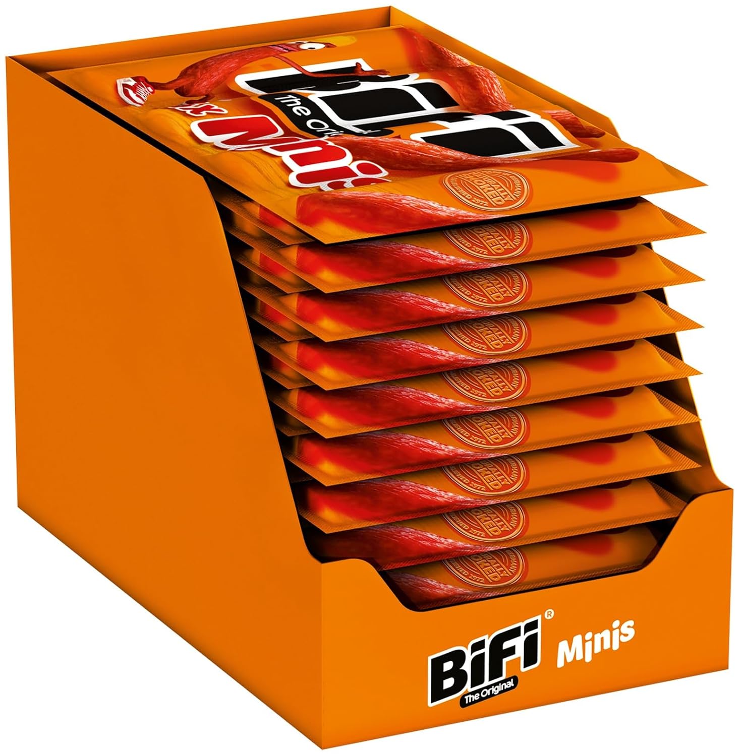 BiFi Original Mini Salami – 80er Pack (80 x 10g) – Wurst Snack To Go ...