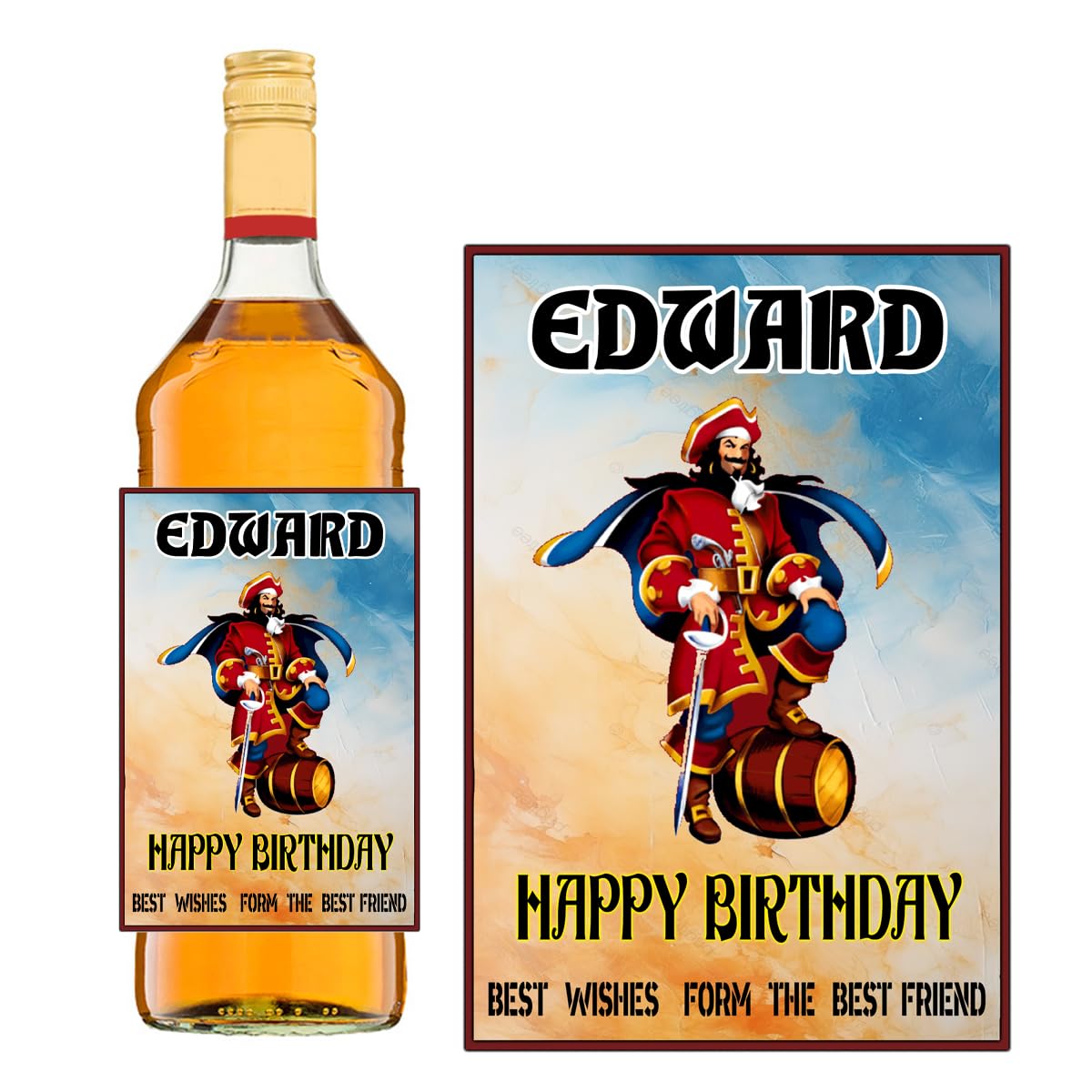 Captain Morgan Stickers CAPTAIN MORGAN BLACK LABEL