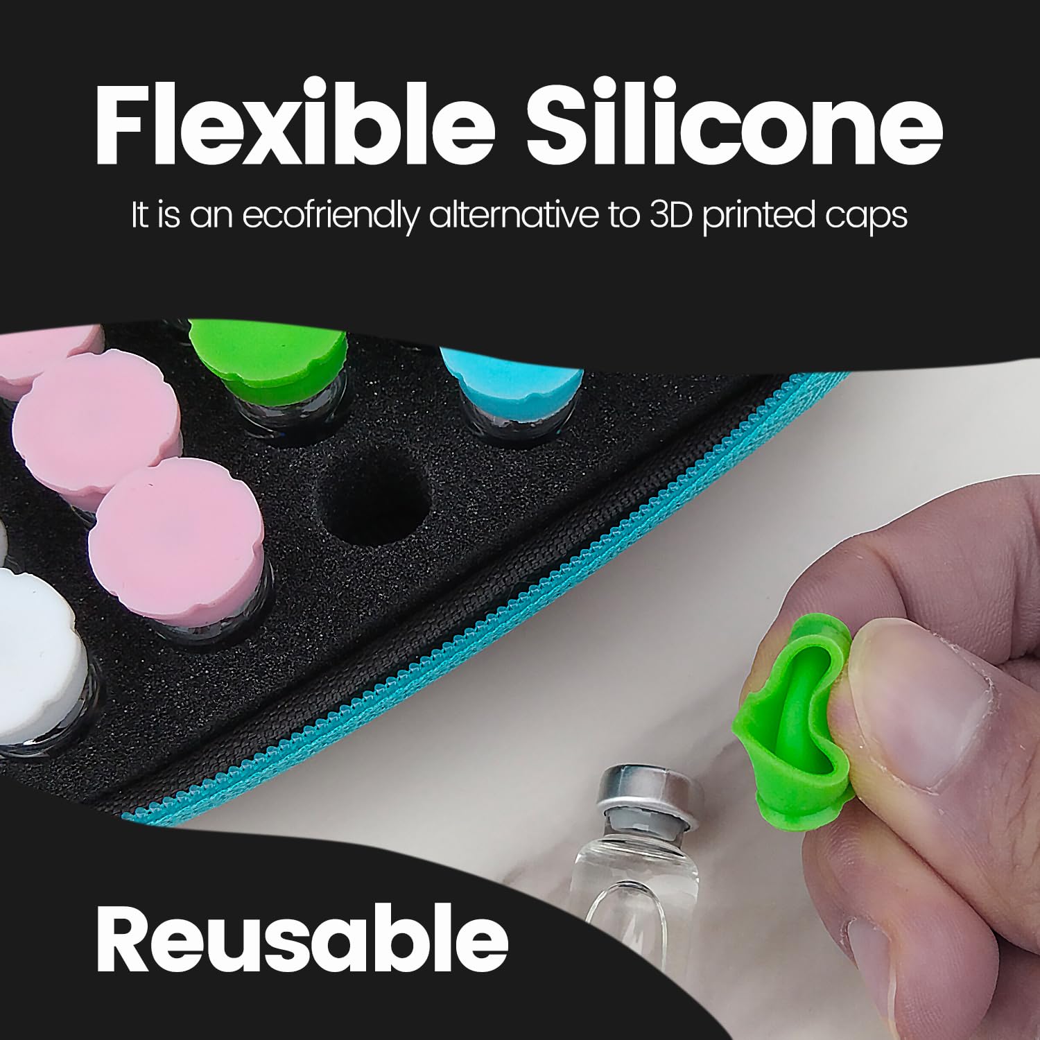 Snapklik.com : Vial Caps - 16 Pack 3ml Vial Caps Covers For Peptides ...