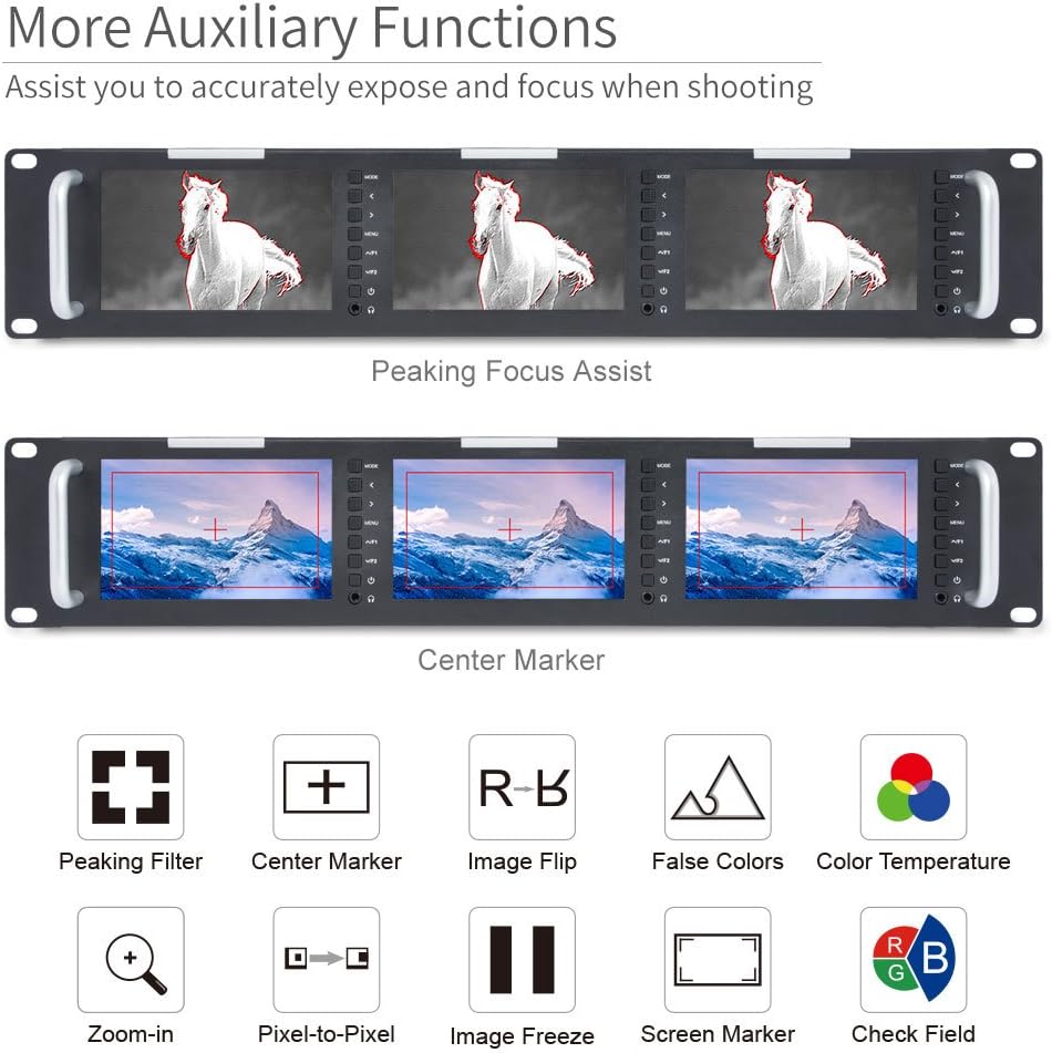 FEELWORLD T51 5 Inch SDI Broadcast Monitor with Rack Nepal | Ubuy