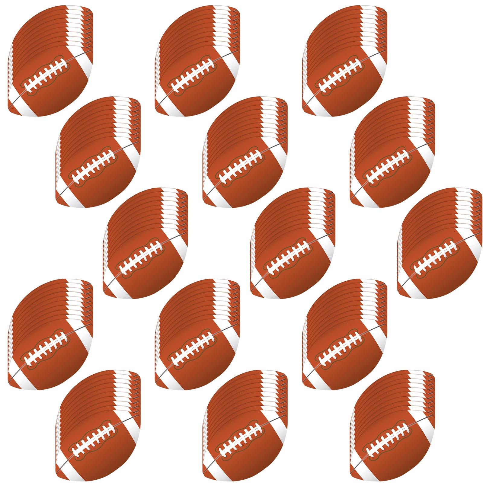 Amazon.com: Resurhang 160 Pcs Football Theme Party Cutout with Glue ...