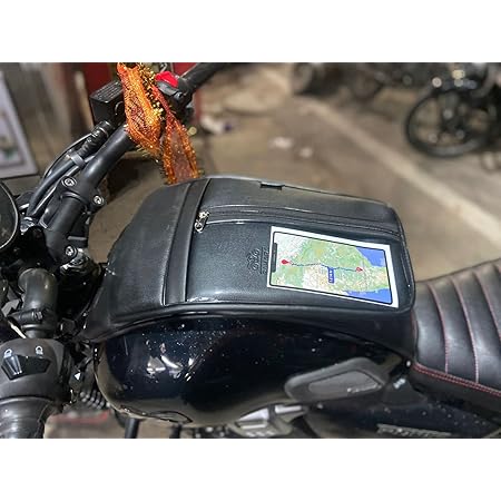 Sahara Seats TVS Ronin Tank Cover with Mobile Holder (Thick Flap ...