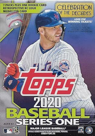 Amazon.com: 2020 Topps Series 1 Baseball Trading Cards Retail Blaster Box