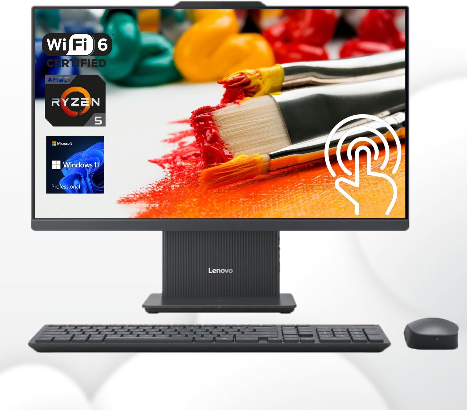 Amazon.com: Lenovo 2024 IdeaCentre 27" Business All-in-One, FHD 100Hz ...