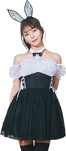 Amazon | クリアストーン(Clearstone) GLOWHOLIC コスプレ ハロウィン ダイヤモンドバニー レディース ブラック | コスプレ・仮装 通販