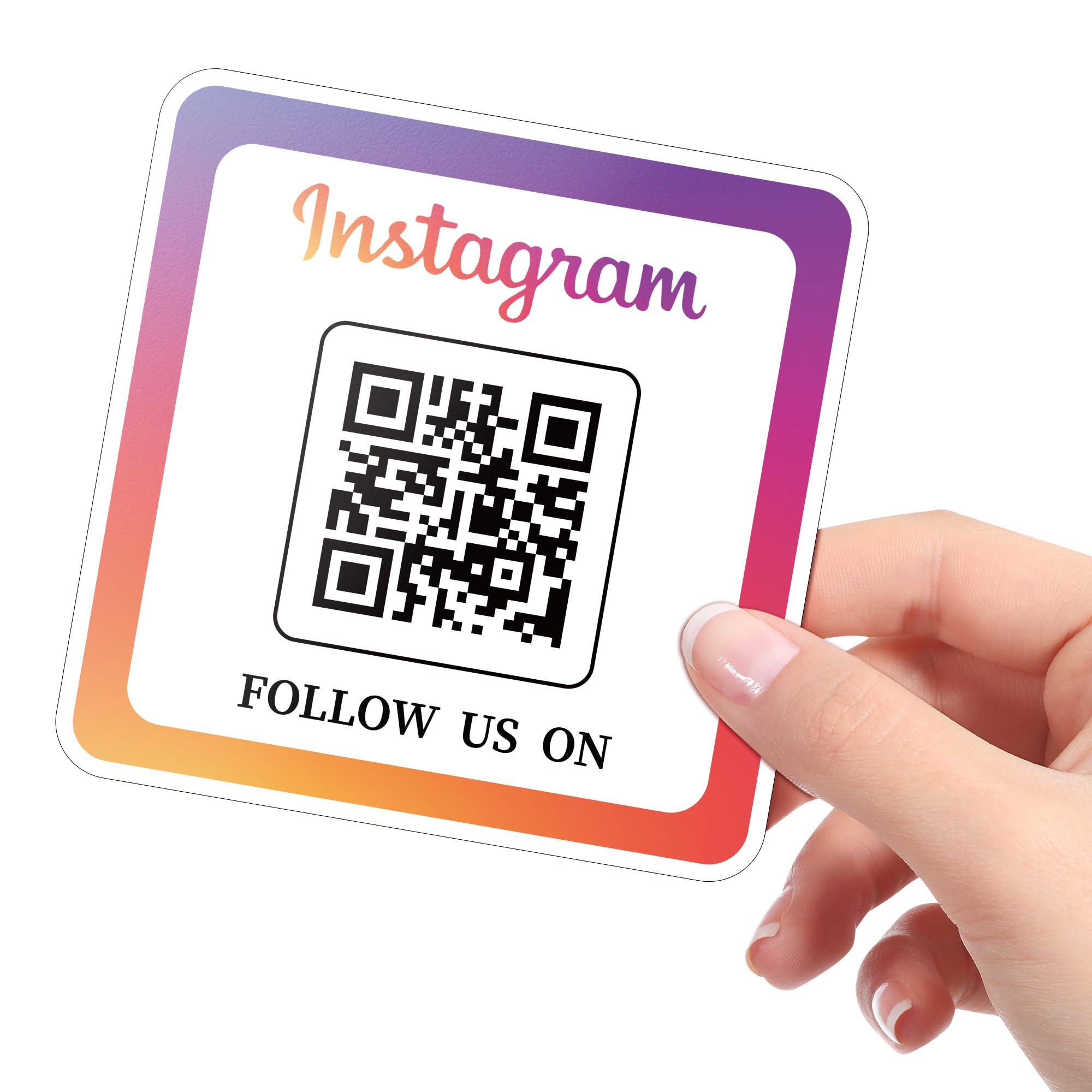 Amazon.com : 1-WHEAT ID 25Pcs INS QR Code Social Media Stickers Grow ...