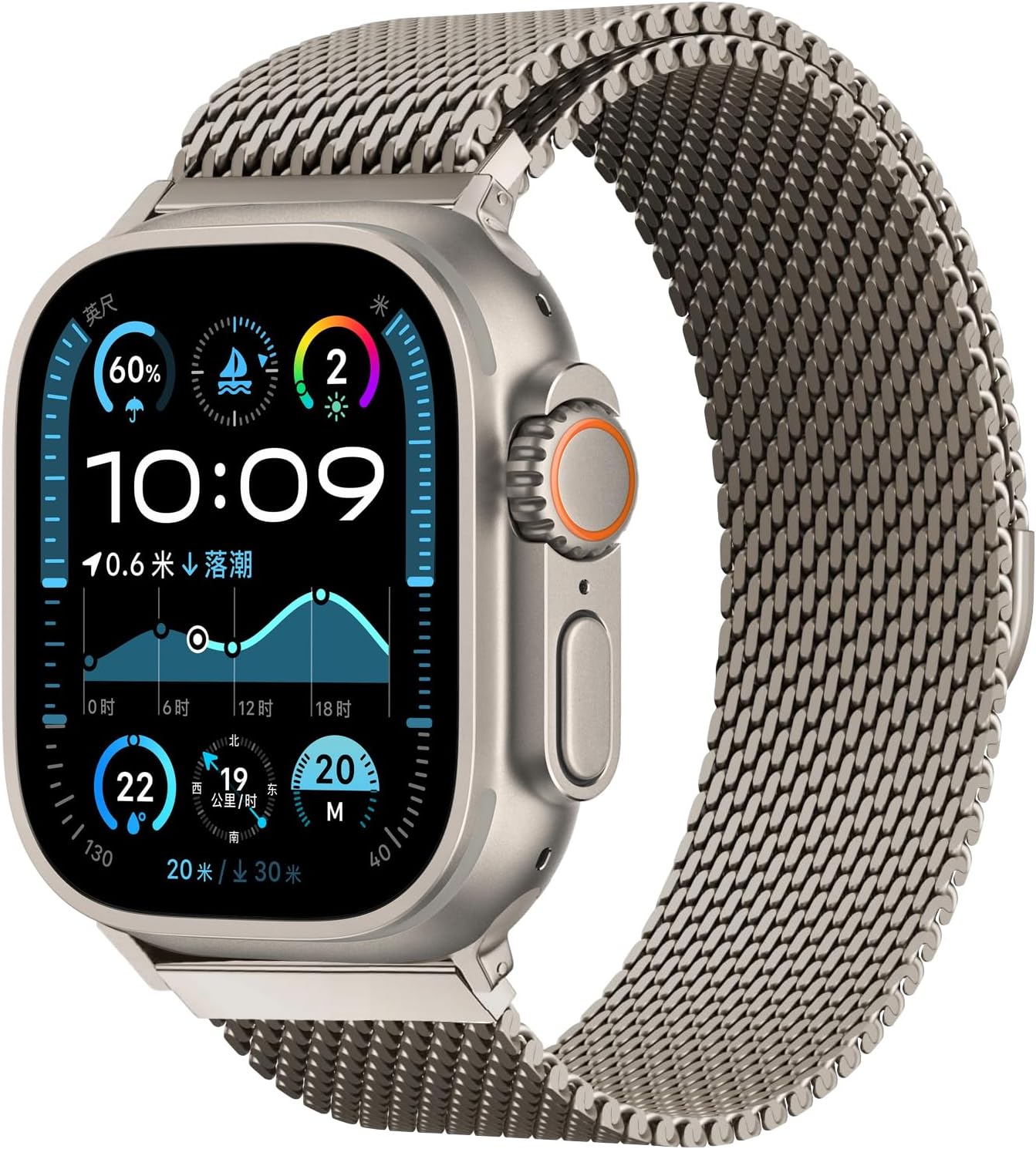 Amazon.com: WINGLE Milanese Loop for Apple Watch Band Ultra 2 Band ...