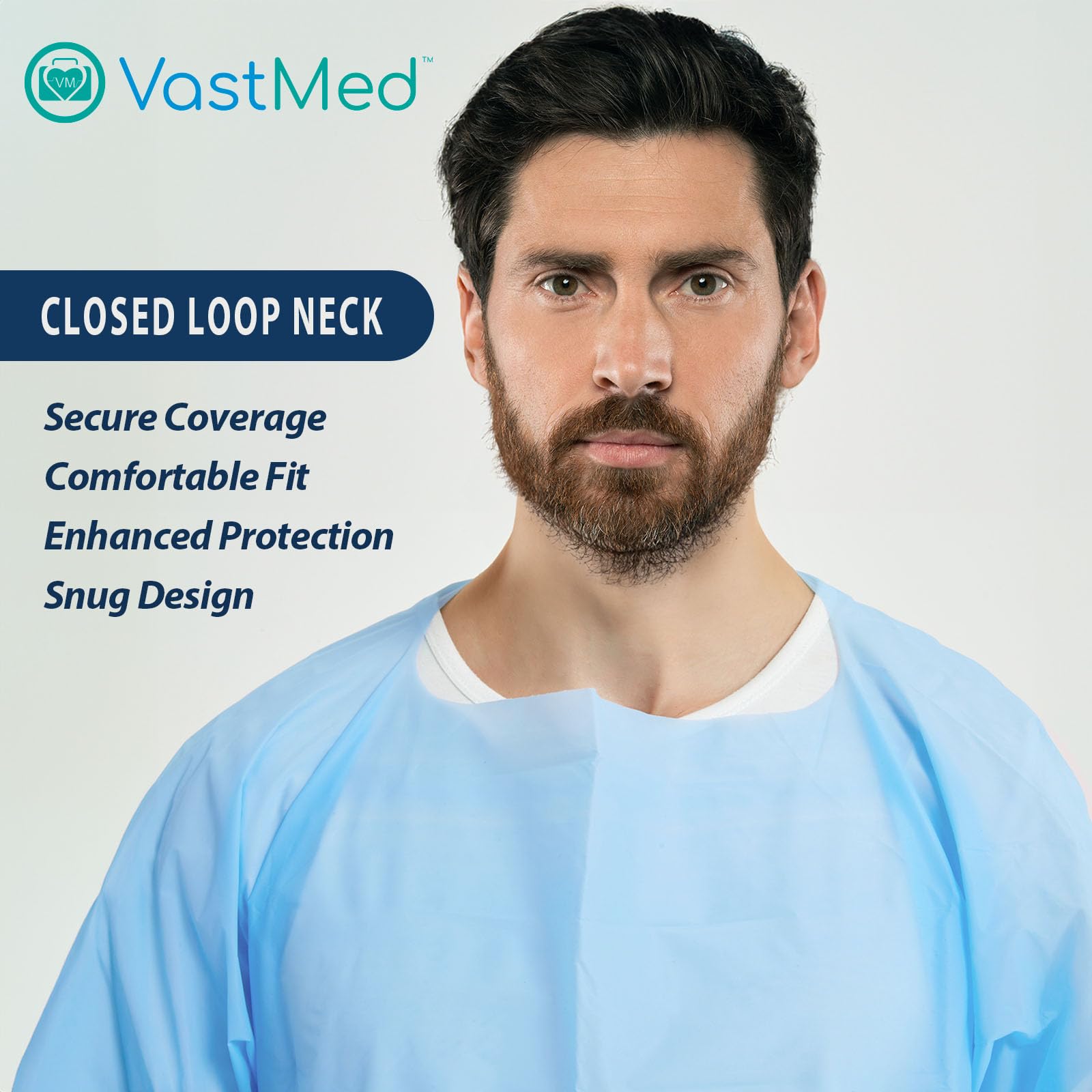 100PCs Dental Grade Disposable Isolation Aprons by VASTMED | One Size ...
