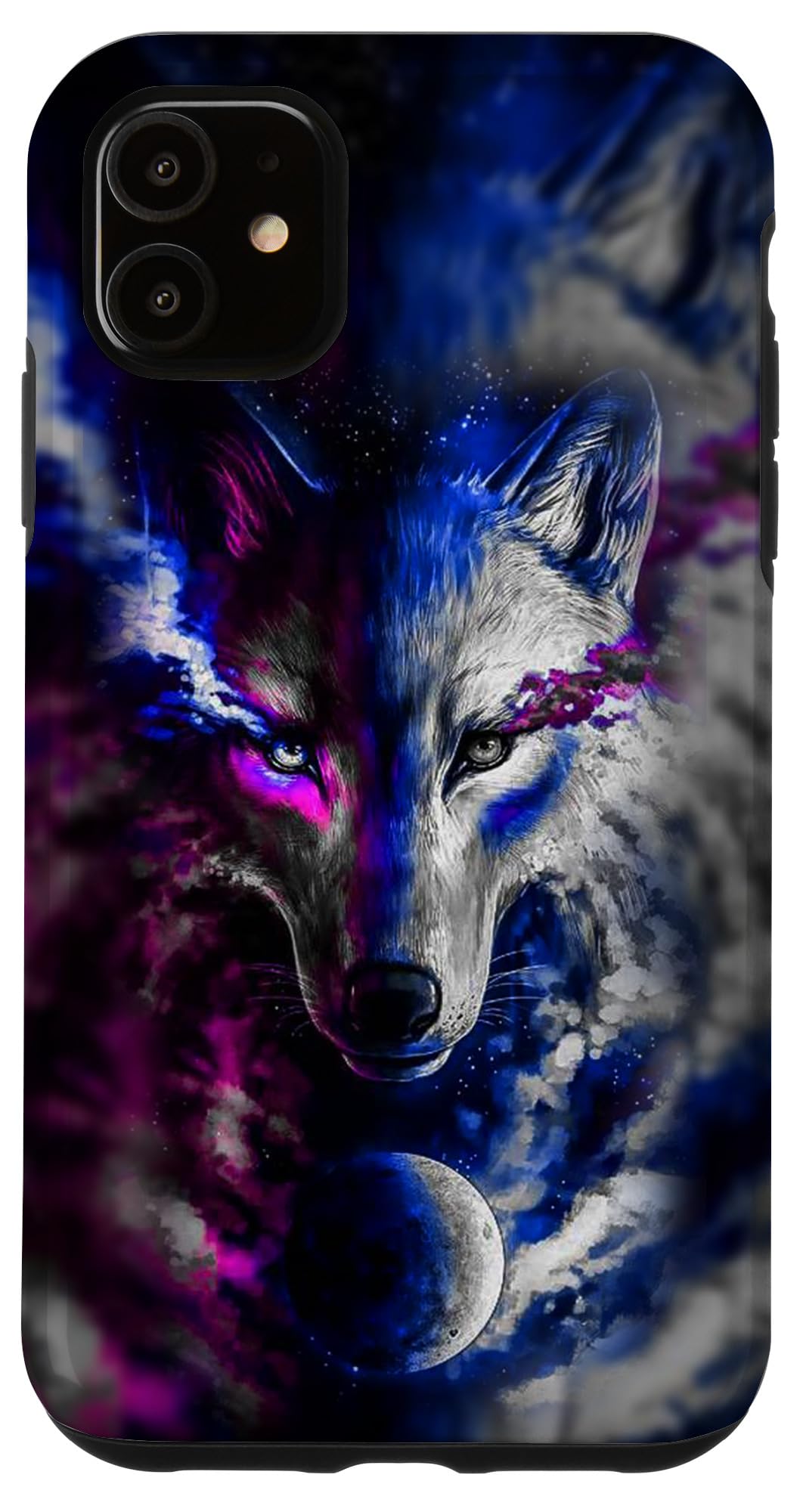 Amazon.com: iPhone 11 Cool Beautiful Hungry Wild Wolf Portrait Phone ...