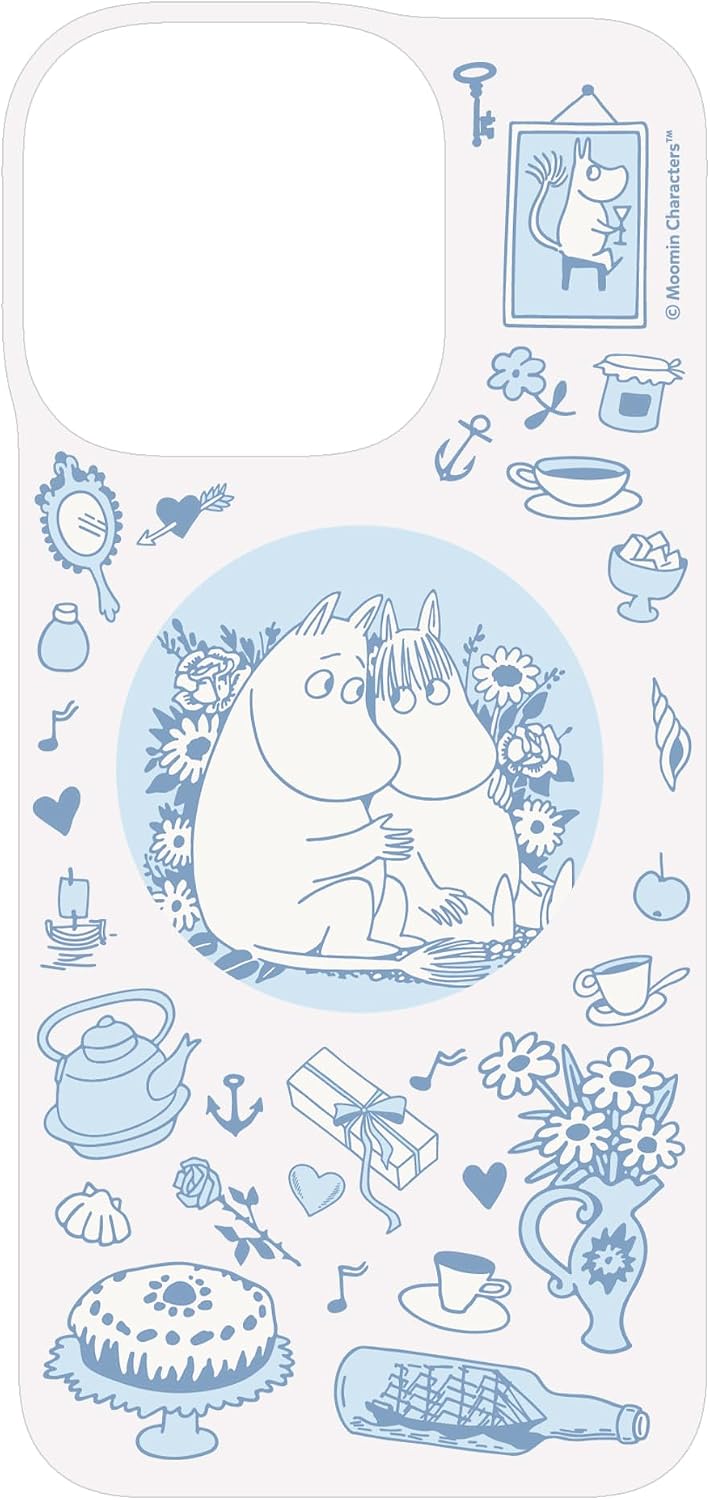 Amazon.com: iFace Moomin Reflection Clear Phone Case Insert Decoration ...