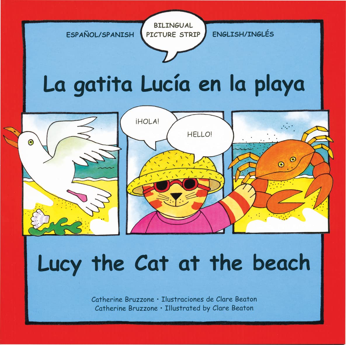 Lucy Cat at the Beach/La Gatita Lucía en la playa (Lucy Cat Spanish ...